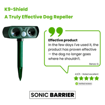 K9-Shield™ Repeller - Advanced Ultrasonic Outdoor Dog Repellent